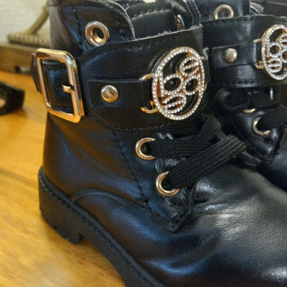 bebe | Shoes | Combat Buckle Boots | Poshmark